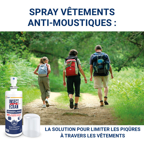 Spray vêtements & tissus - Insect Ecran anti-moustiques